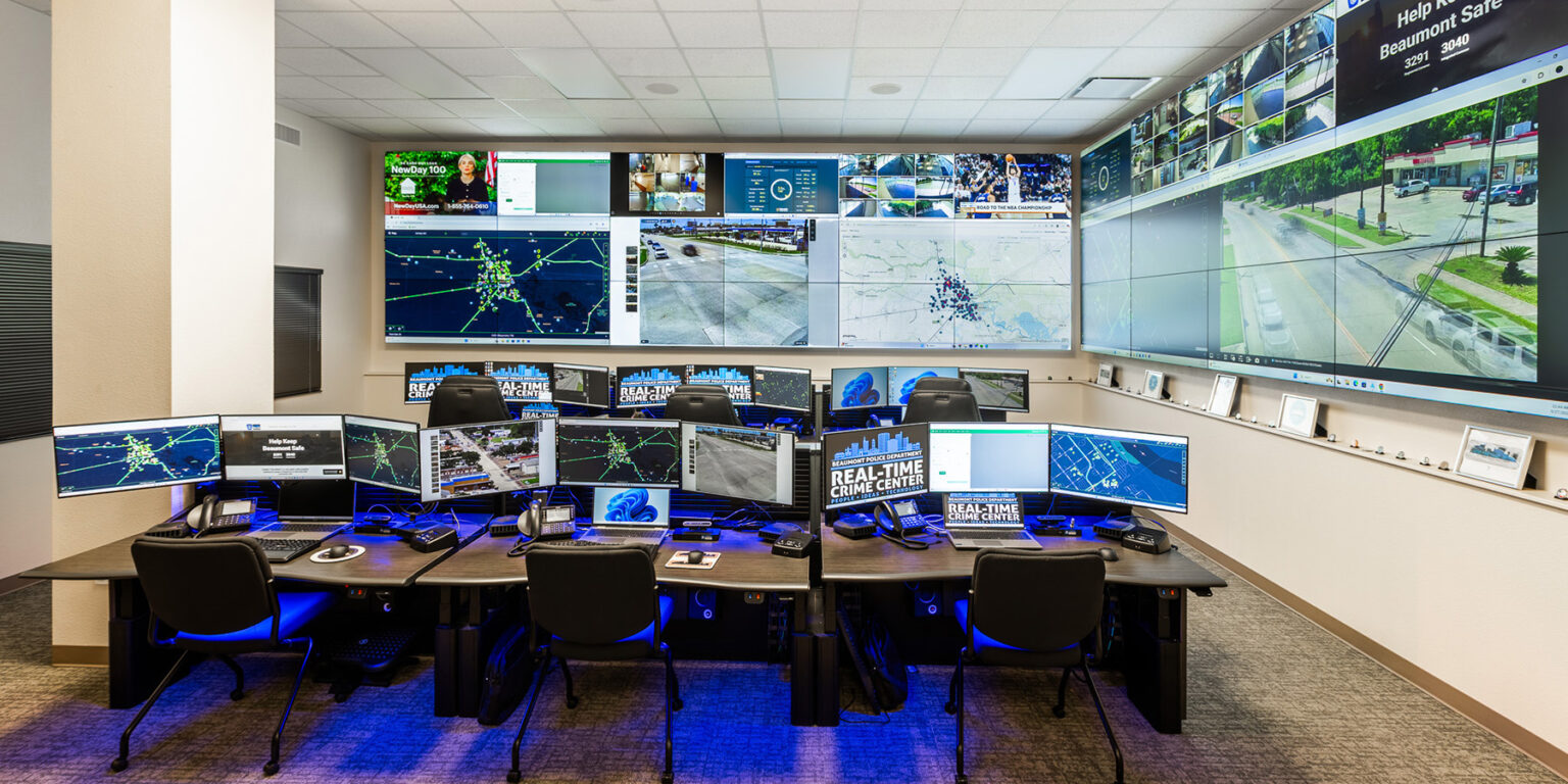 City of Beaumont Police Real-Time Crime Center AV System – Ford AV